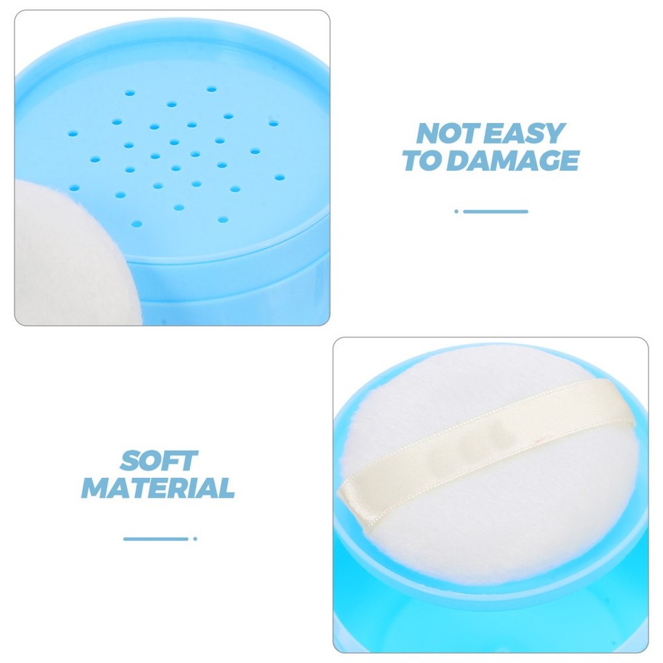 Baby Puff Container Powder Applicator Body Powder Box Travel Skincare ...