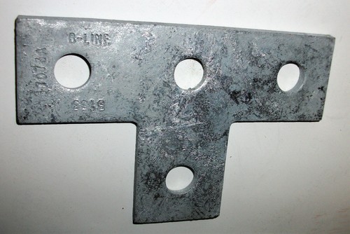 B-Line B133 ZN Four Hole Tee Plate Zinc Plated Pcs for sale online | eBay