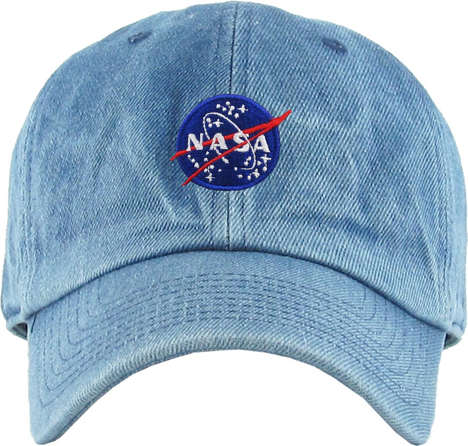 Nasa Insignia Dad Hat Baseball Cap Unconstructed - KBETHOS | eBay