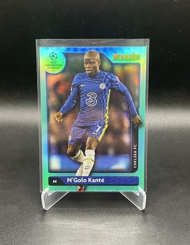 N'golo Kanté /199 Aqua Speckle Topps Merlin Soccer Card - Chelsea FC ...