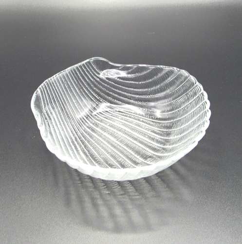 Coquillage by Arcoroc Shell Shaped Textured Clear Glass Cereal Soup ...
