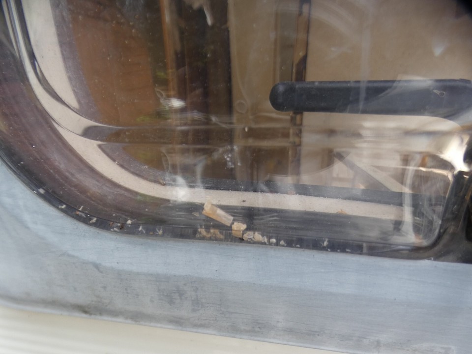 Caravan window,Swift Corniche 67.5 x 44cm,seal,hinge,support arms ...