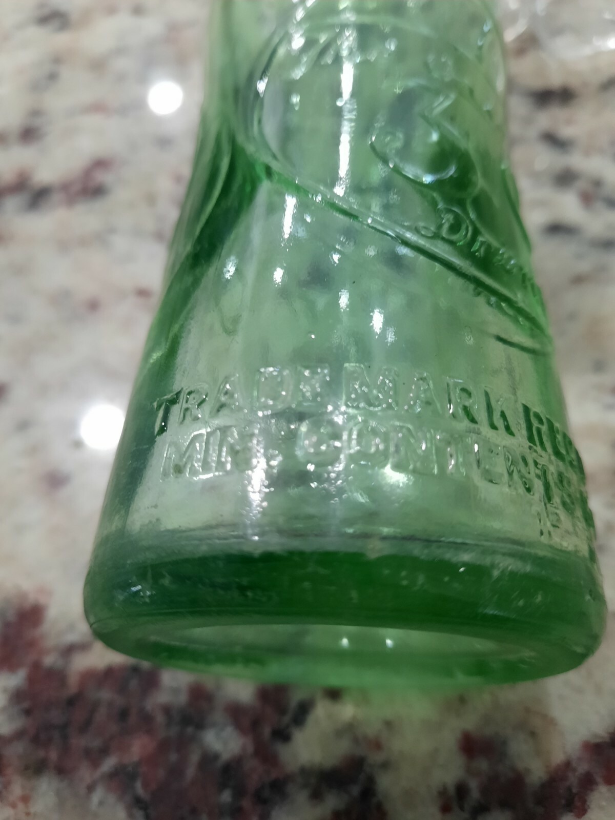 Vintage The Original 3 Centa Drink Soda Bottle Green Glass Embossed. Awesome. | eBay