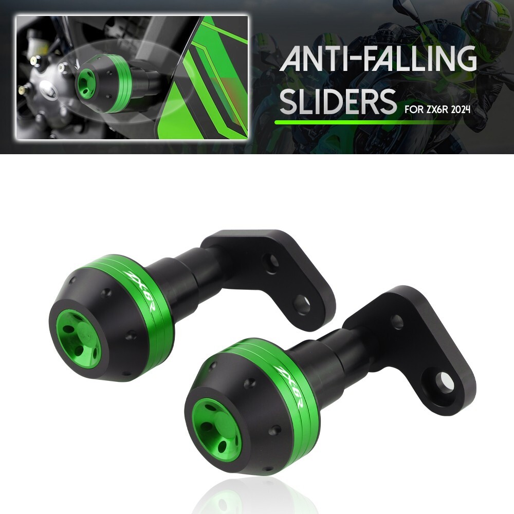 2024 ZX-6R Frame Protection Frame Sliders For 2024 Kawasaki Ninja ZX6R ...