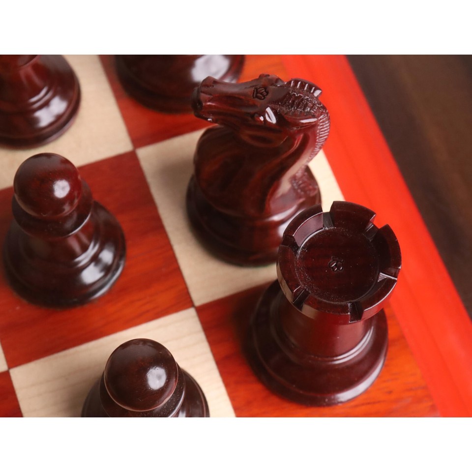 1849 Original Staunton Chess Set- Chess Pieces Only- Bud Rosewood ...