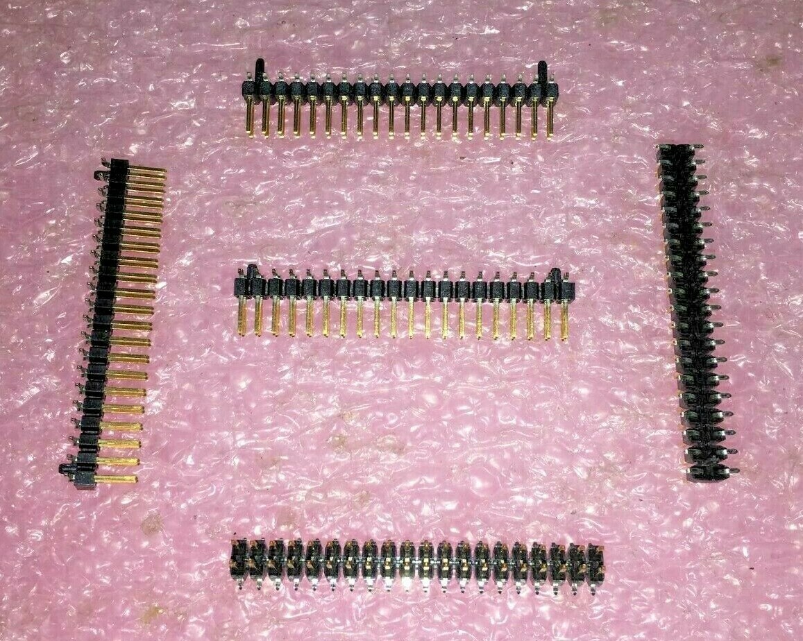 (5 PIECE LOT) 15-91-1402, 0015911402, MOLEX, CONN HEADER SMD 40POS 2 ...