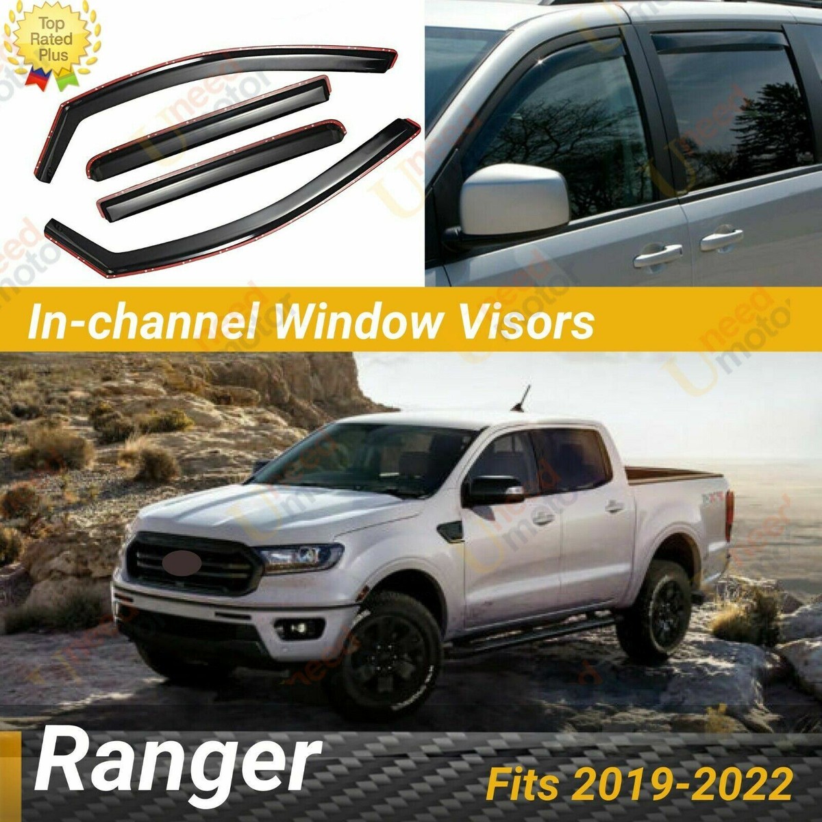 Ford Ranger Window Visor Windscreen Sun Shade For Ford Ranger (PX2