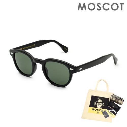 MOSCOT LEMTOSH SUN LEM-S46240200-02 BLACK Size 46 Sunglasses for Men ...