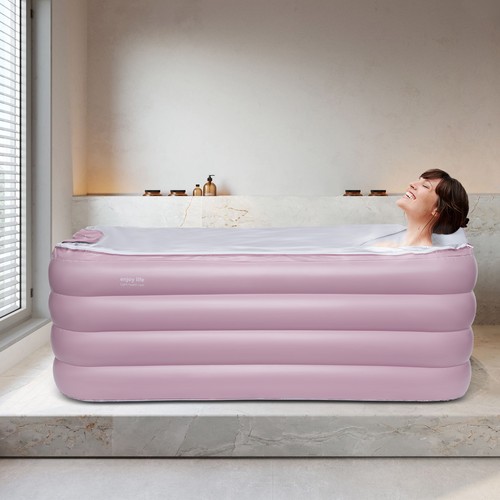 Foldable PVC Adult Inflatable Bathtub Free-standing Blow-Up Bathtub For ...