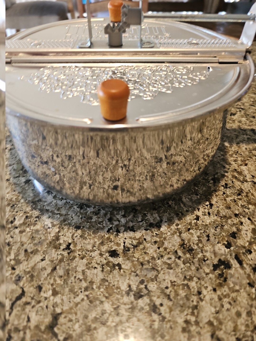 High Temperature Theater II Popcorn Popper Aluminum Stovetop Pot Hand ...