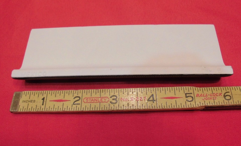 Black 2 x 6 in Ceramic Tile Mud Cap Bullnose Trim 2x6 inch American ...