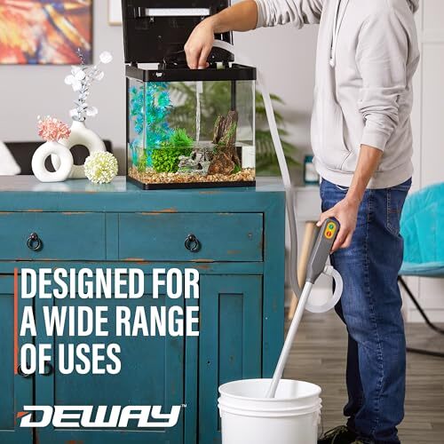 DeWay Battery-Powered Stick Fuel Transfer Pump with Fast 3.2GPM Flow ...