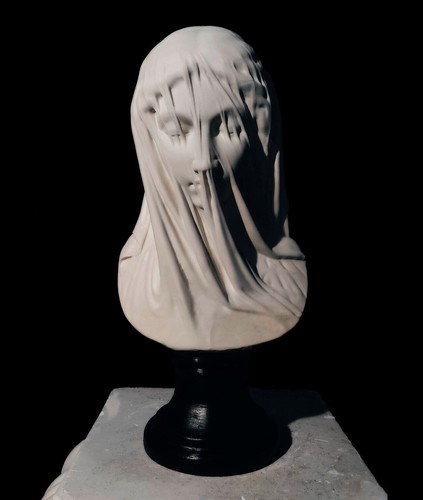 The Veiled Virgin (Giovanni Strazza). 35cm . White finish | eBay
