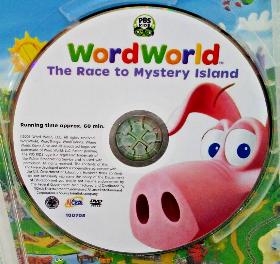 DVD WordWorld: The Race To Mystery Island (DVD, 2008, PBS Kids ...
