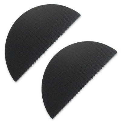 6" Half Moon Hand Sanding Pad - Hook and Loop (2 Pack) | eBay