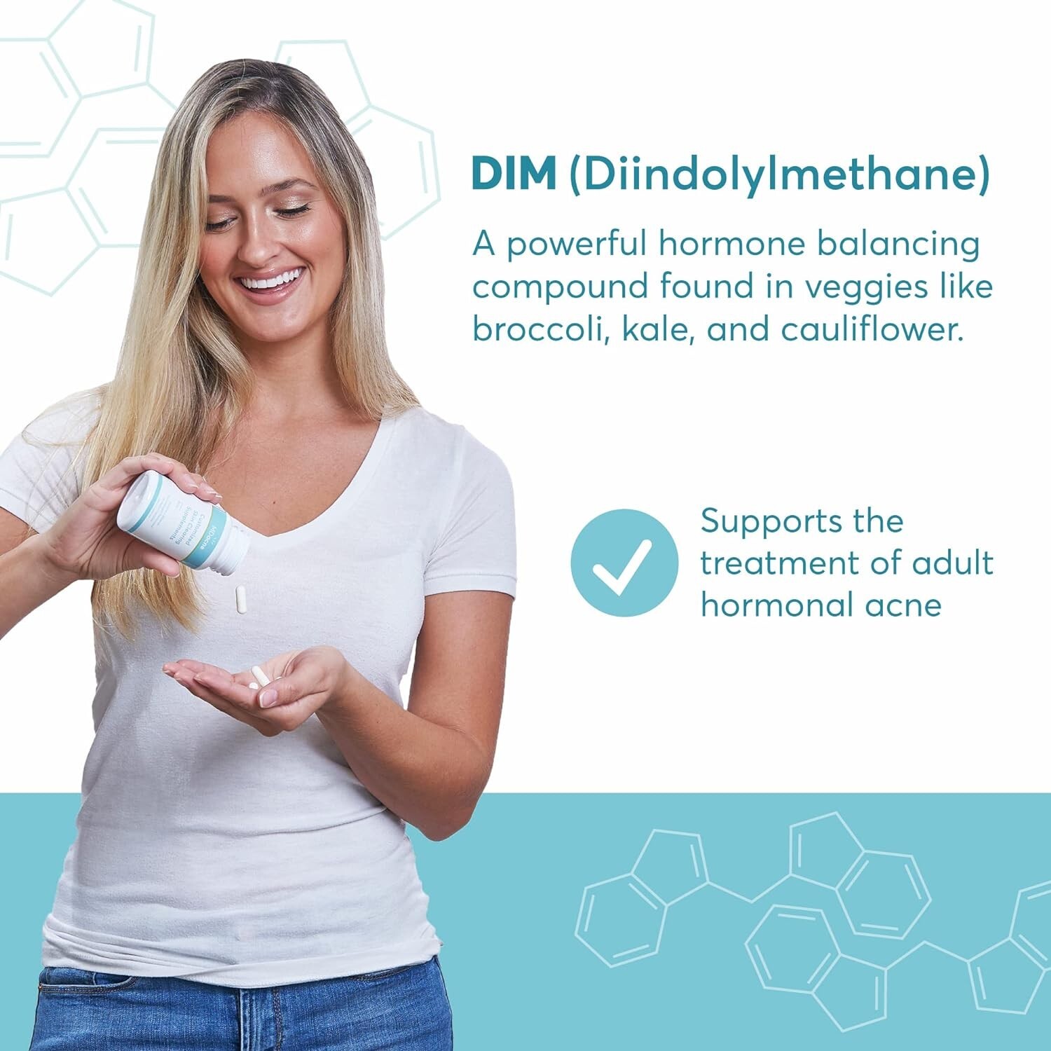 New DIM Skin Clearing Supplement - Dermatologist Formulated - Helps ...