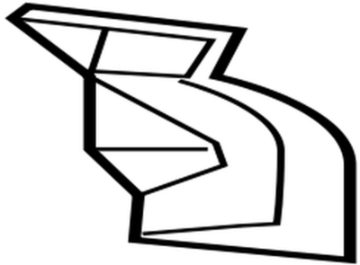 5370B016 Mitsubishi Shield, rr wheel splash, rr rh 5370B016, New ...