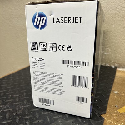 HP Laserjet 641A (C9720A) Black Toner Print Cartridge | eBay