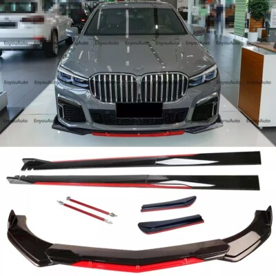 Front Bumper Lip Splitter Spoiler Side Skirt Bod Kit For BMW 220i 228i ...