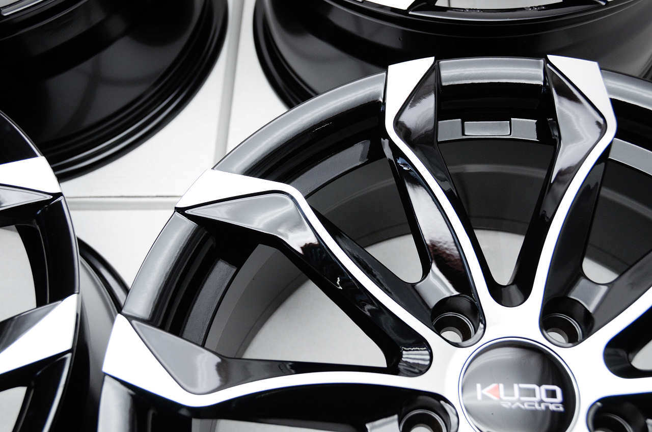 17" 5x114.3 Wheels Black Rims Fit Ford Mustang Honda Accord Civic ...