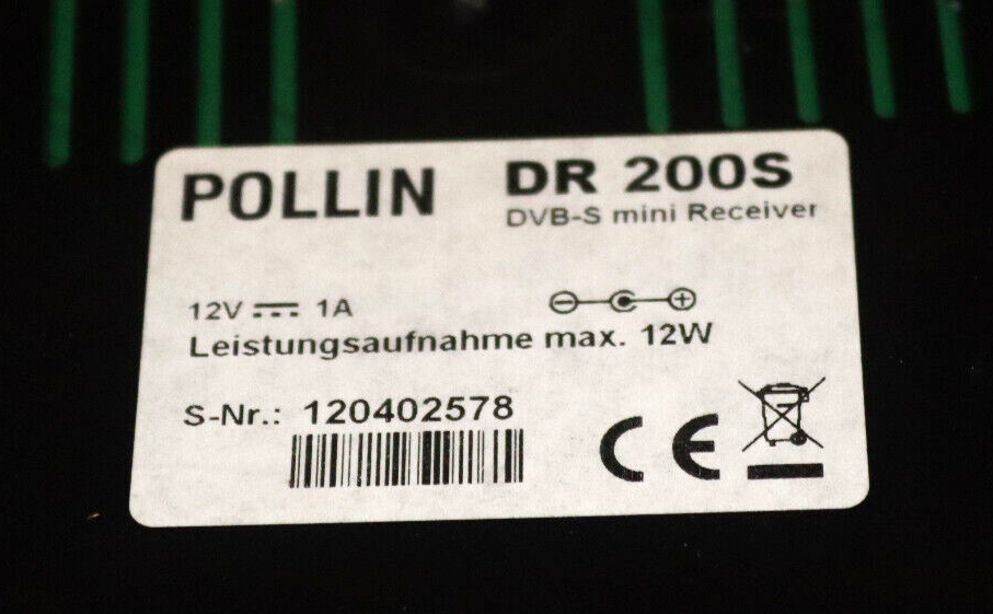 Digitaler Satelliten Receiver Pollin DR200S (DVB-S mini Receiver) | eBay.de