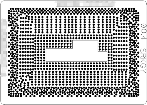 N6005 SRKGU N6000 SRKGY N5105 SRKGV N5100 SRKGZ N5095 FCBGA1338 Laser ...