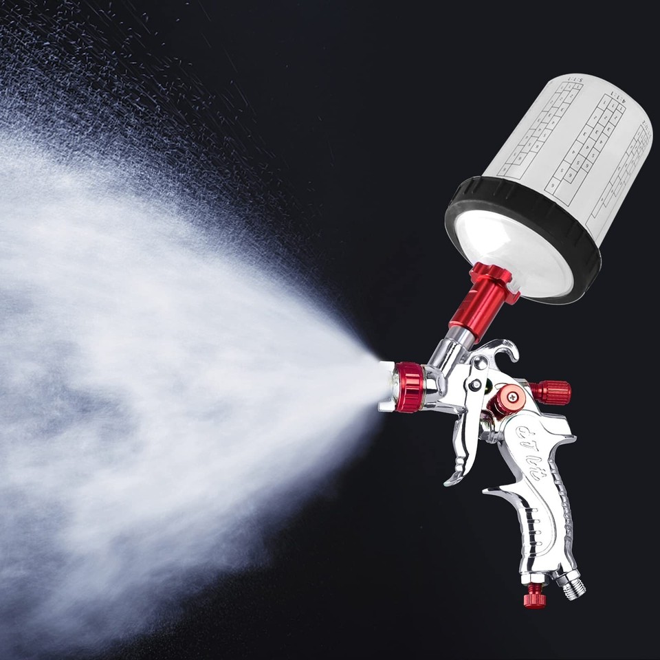 HVLP Spray Gun Set, Automotive Paint Spray Paint Gun Mini Air Paint ...
