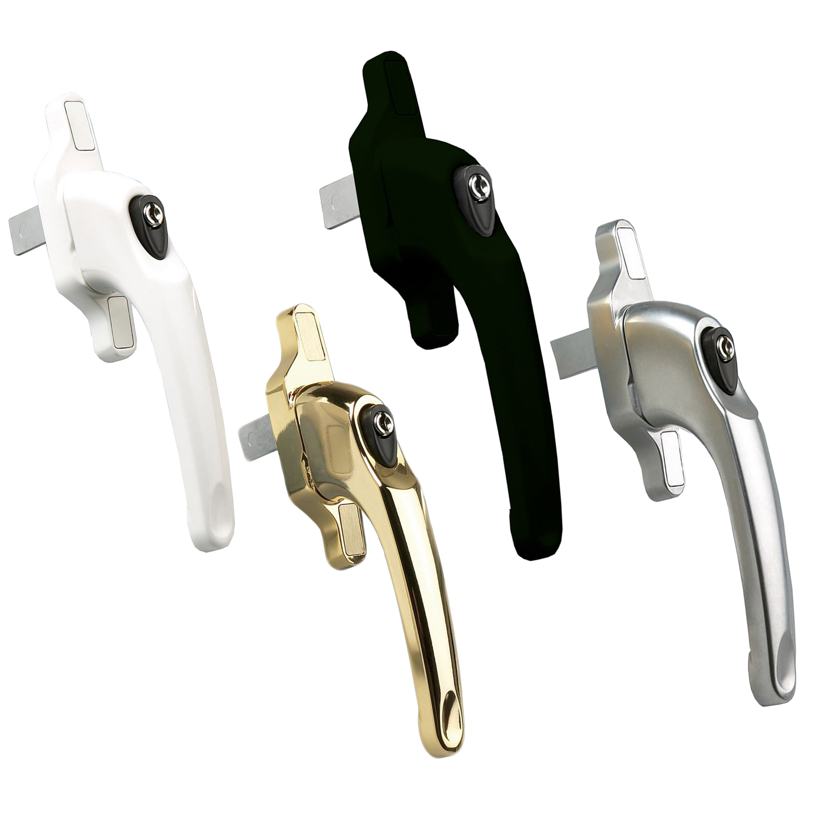 Cadenza Aluminium Window Handle Tongue spade Driven Various Colours ...