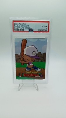 2000 Pacific Backyard Baseball - Pablo Sanchez PSA 4 | eBay