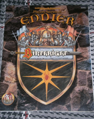 TSR AD&D BIRTHRIGHT: Player Secrets of Endier SEALED 1995 **NEW** | eBay