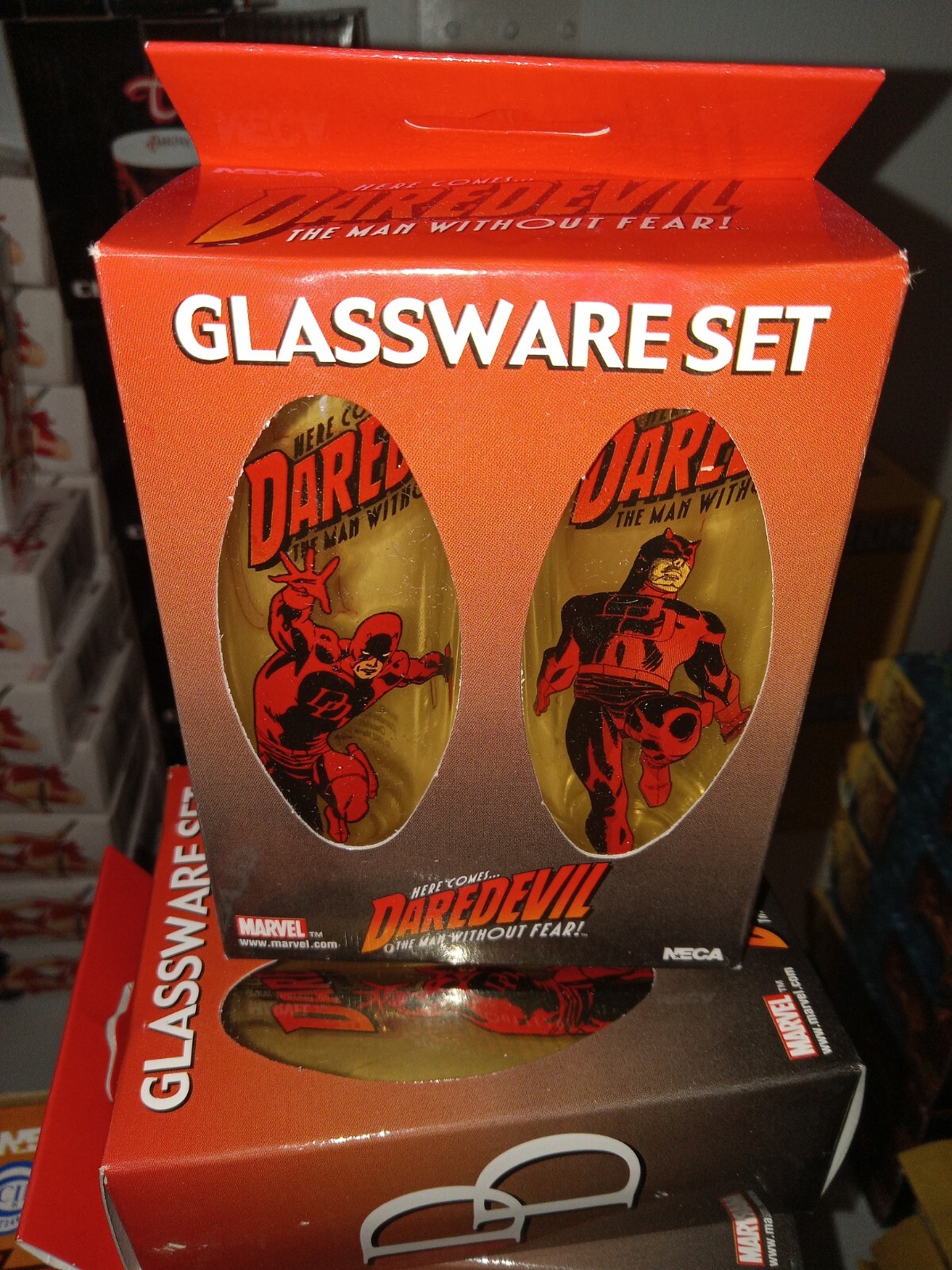 NECA Marvel Daredevil Shot Glass Glassware Set NIP #502 | eBay