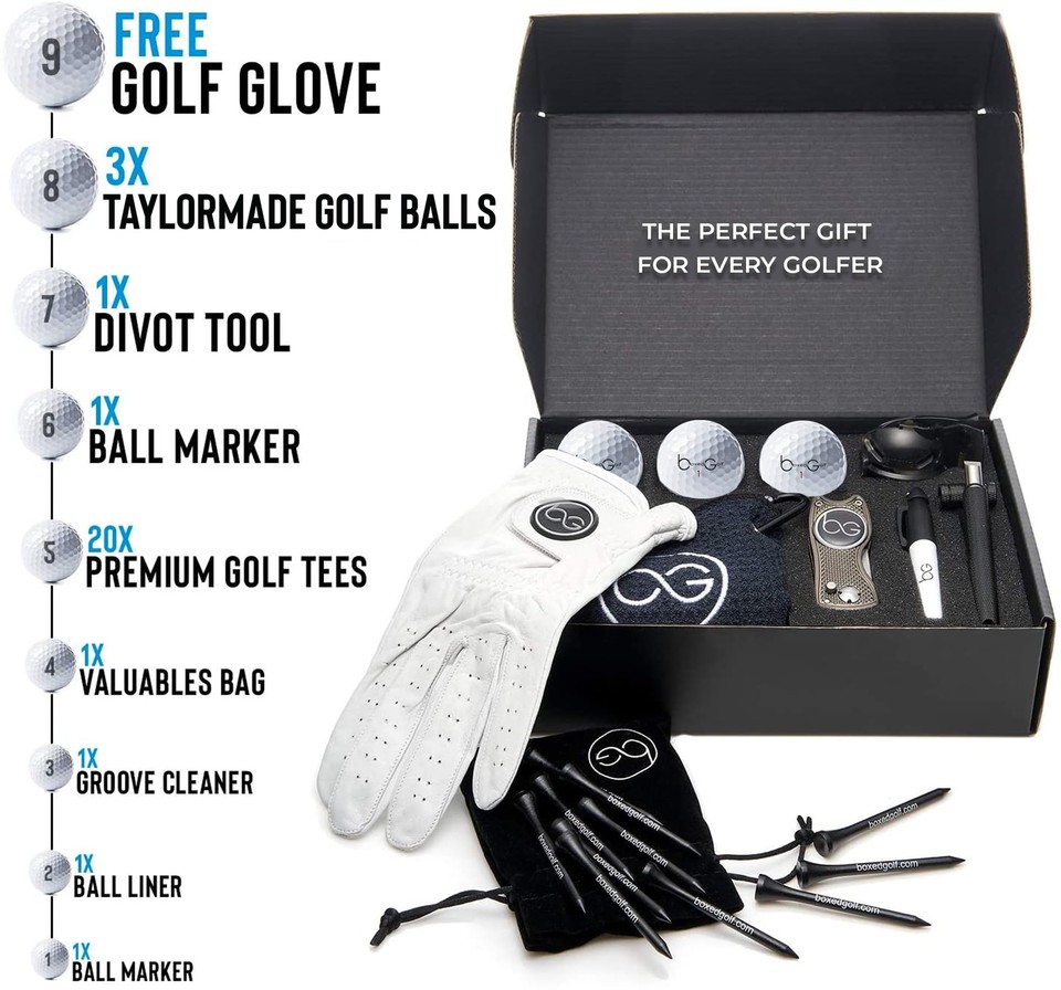 Signature Golf Box - Premium Golf Gift for Men | The Ultimate Golf Gift ...