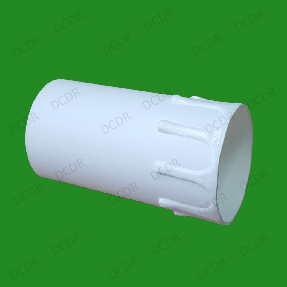 50x White Drip Candle Wax Effect Chandelier Light Bulb Cover Sleeve ...