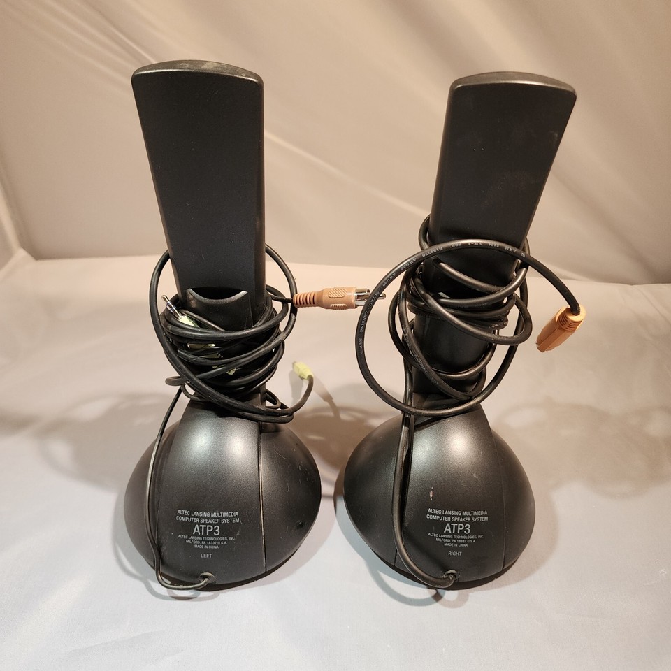 Altec Lansing ATP3 Multimedia Computer Subwoofer & Surround Speakers w ...