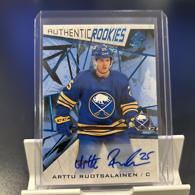 2021 SP Game Used ARTTU RUOTSALAINEN Authentic Rookies Blue 156 Auto RC ...