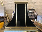 Black Custom Kitchen Range Hood, 36" Wide x 30" Tall - Motor Available ...