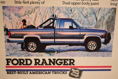 1985 Ad for Ford Ranger STX Now get a Ranger STX with everything on it ...