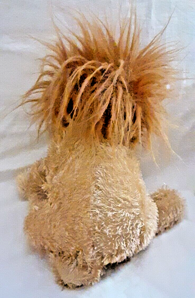 Aurora World Sitting Lion Plush Stuffed Animal 12" Long Floppy Brown ...