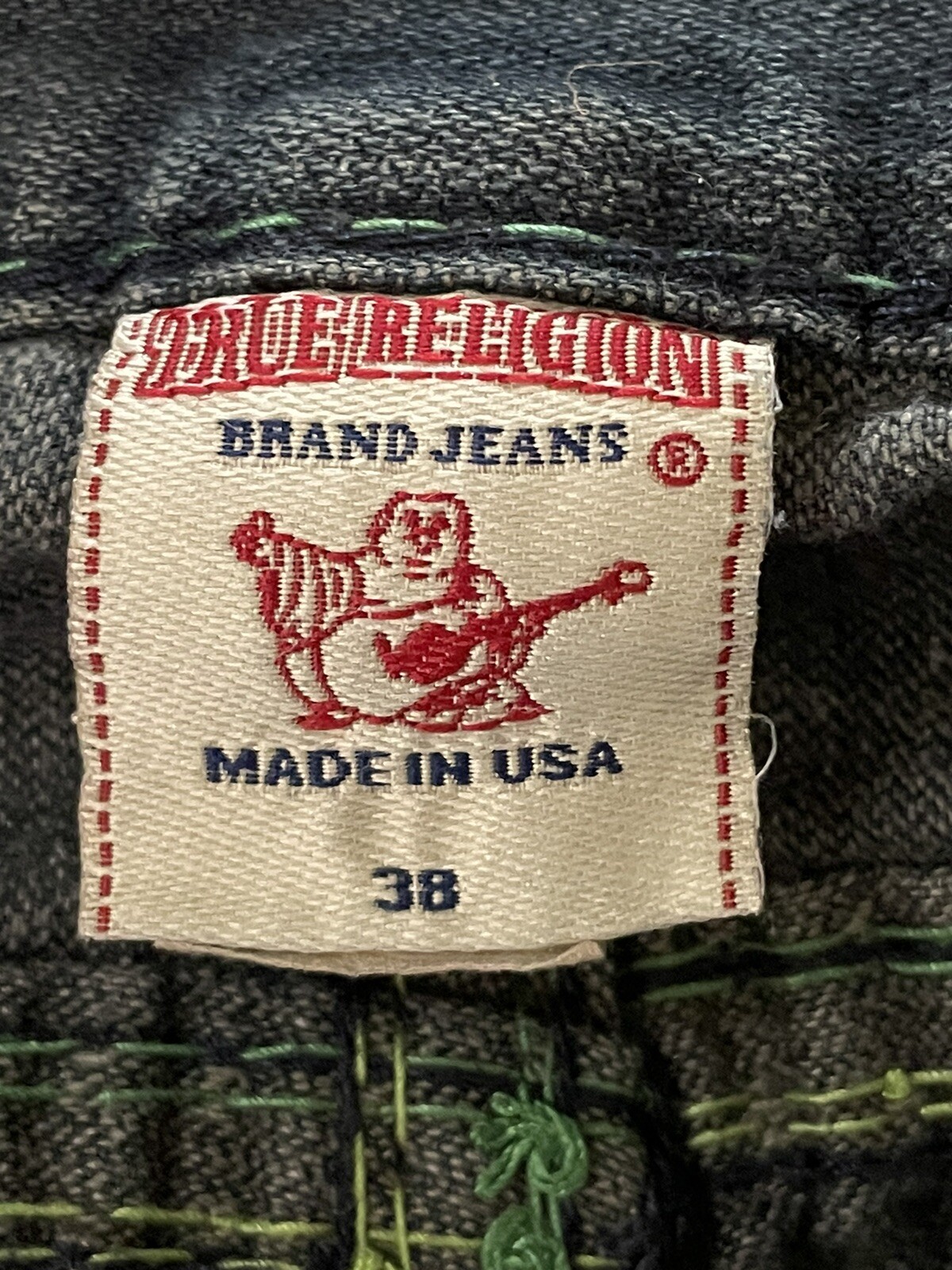 TRUE RELIGION RICKY SUPER T STITCH STRAIGHT DISTRESSS… - Gem