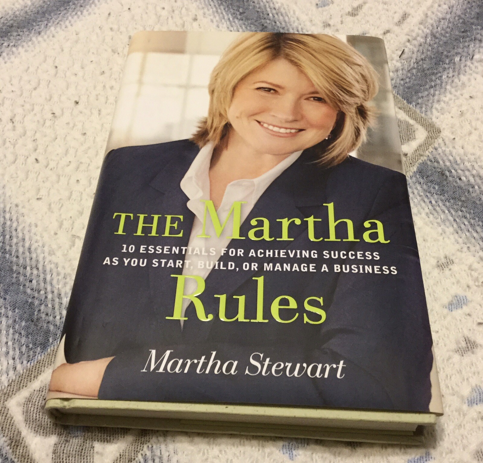 Autographed-The Martha Rules by Stewart, Martha Book-PSA/DNA-Get a free gift! 9781594864704 | eBay