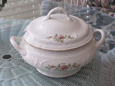 LARGE SOUP TUREEN 12.5" Rosenthal CLASSIC Rose SANSSOUCI GOLD CHINA ...