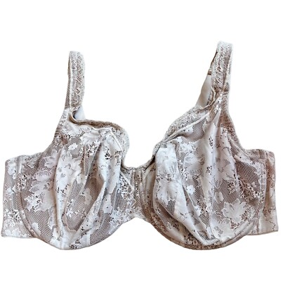Women’s CACIQUE Ivory Lace Padded Underwire Bra 42F | eBay