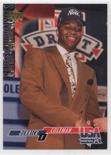 1994 Upper Deck Derrick Coleman USA 1990 NBA Draft No 2 | eBay Australia