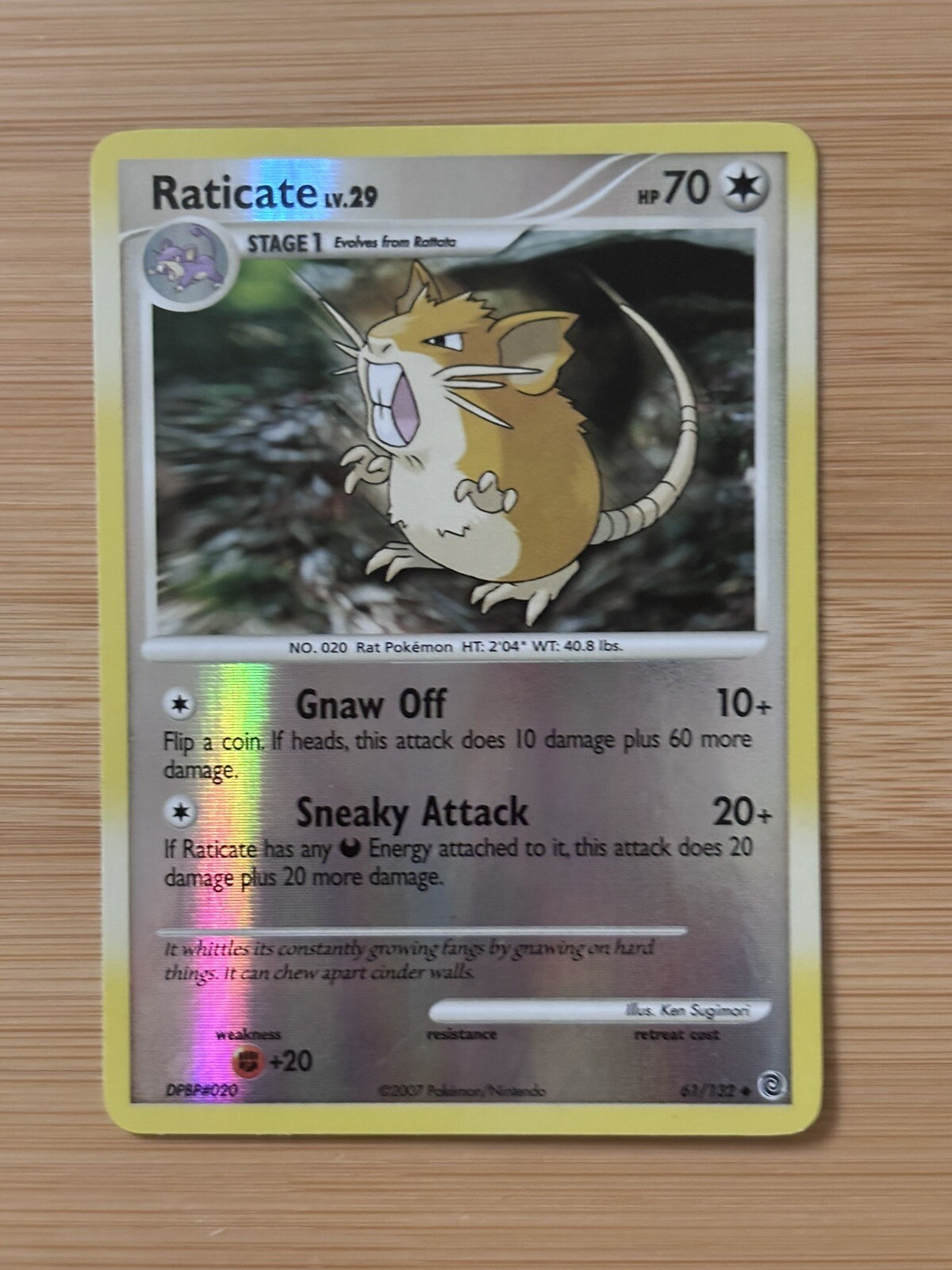 Raticate 61/132 Secret Wonders Reverse Holo Uncommon Pokémon Card TCG ...