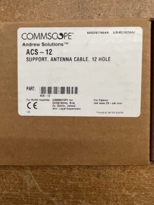 ACS-12 CommScope Antenna and RRU Cable Support Bracket for up to 12 ...