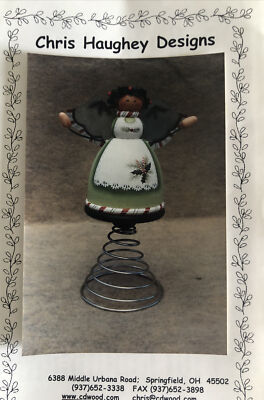 Vintage Tole Painting Pattern Packet: Angel Tree Top Ornament by Chris ...