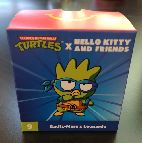 NIB Hello Kitty x TMNT: Badtz-Maru x Leonardo McDonald’s Happy Meal Toy ...