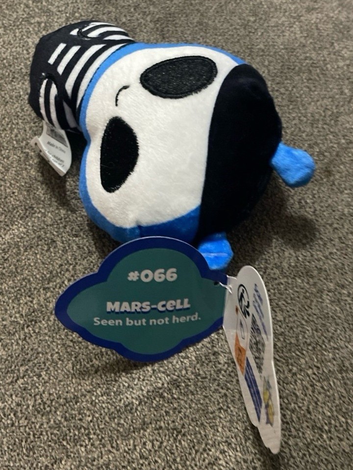 Cow vs Alien bean-filled plush #066 Mars-Cell mime alien | eBay