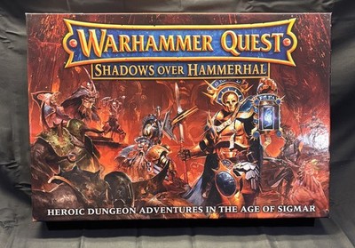 warhammer quest shadows over hammerhal COMPLETE, open, miniatures ...