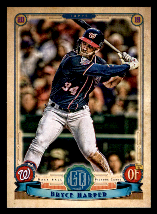 2019 Topps Gypsy Queen Bryce Harper card #105 Washington Nationals | eBay